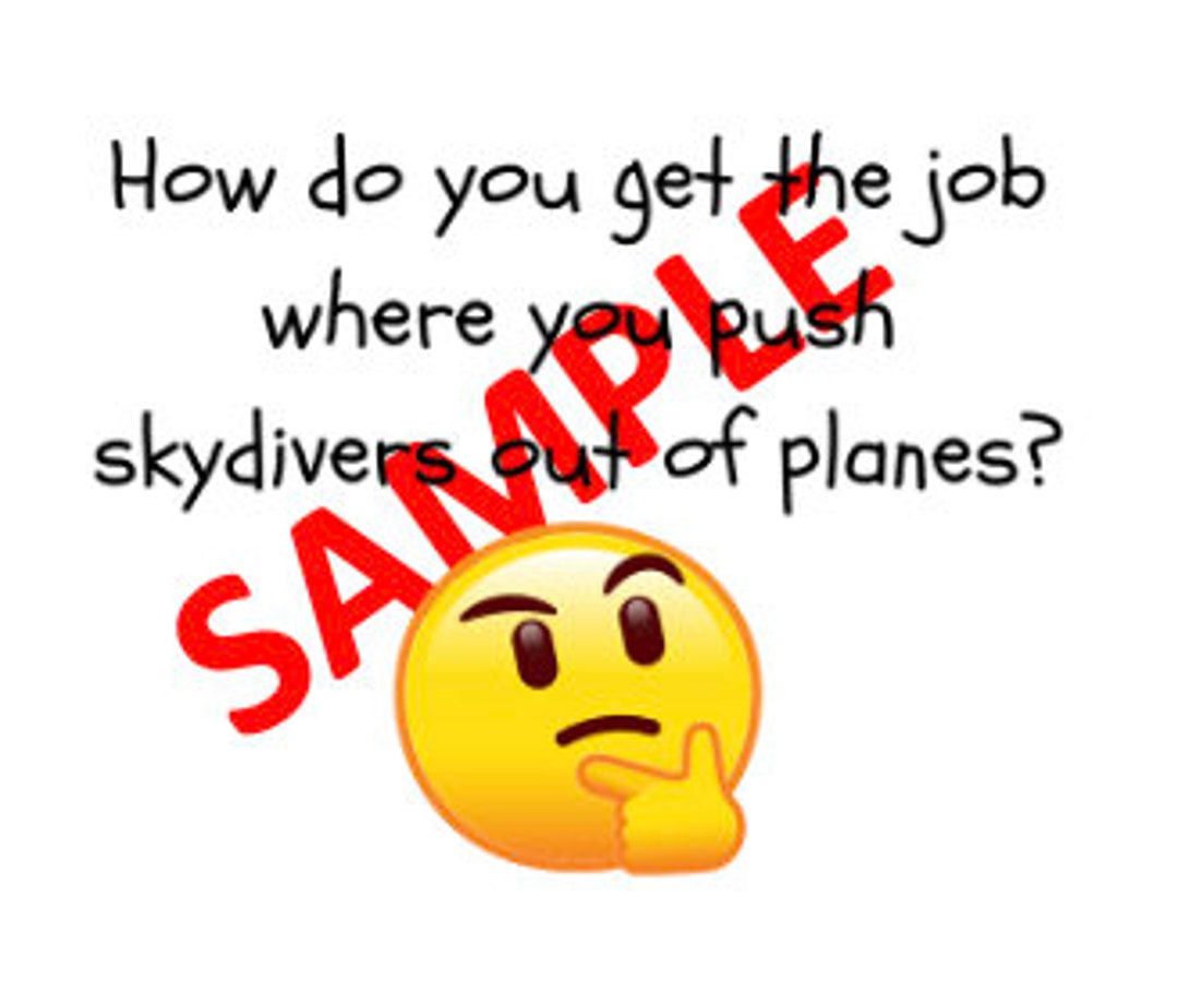 Funny Skydiving PNG Files for Shirt/decals Etc... - Etsy