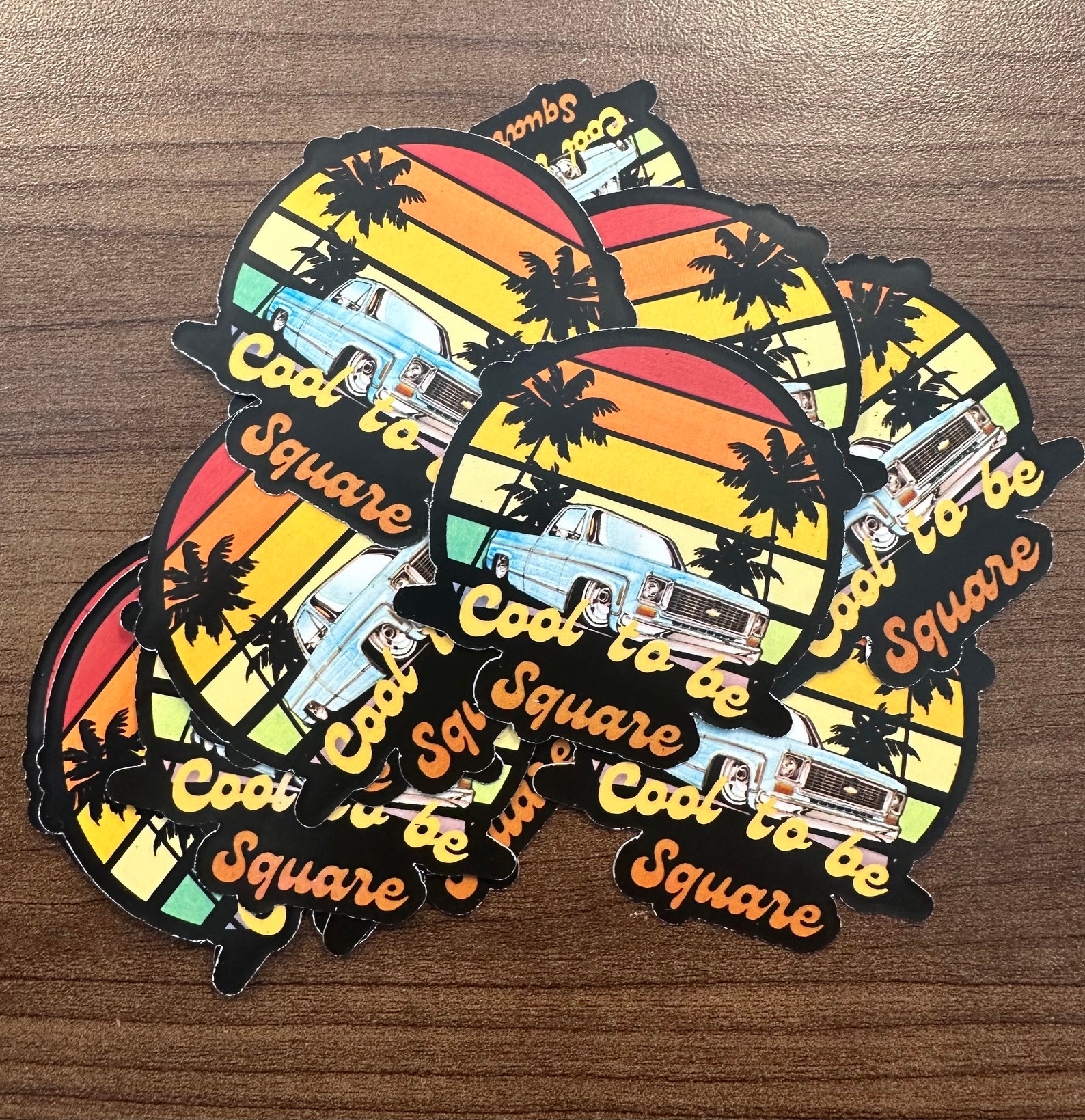 Cool to Be Square C10 Die Cut Vinyl Sticker -C10 - Autocross ...