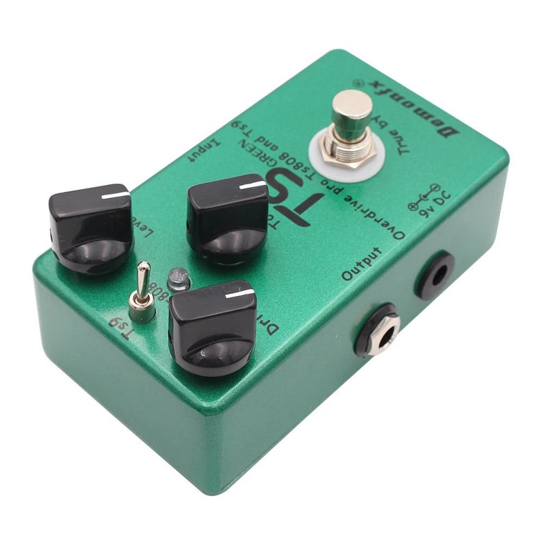 Demonfx TS Green Guitar Overdrive Distortion Screamer on TS9 TS808 2 in ...