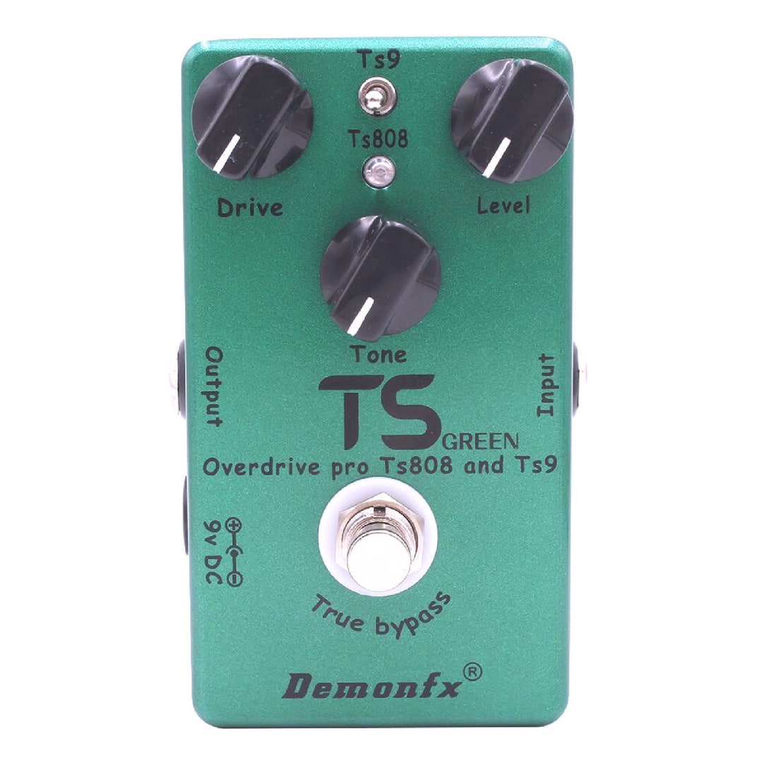 Demonfx TS Green Guitar Overdrive Distortion Screamer on TS9 TS808 2 in ...