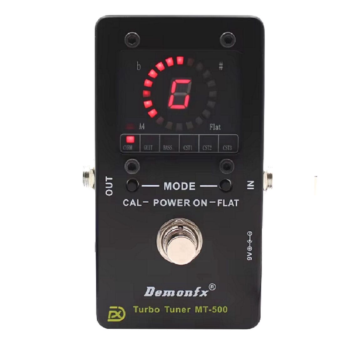 Demonfx Turbo Tuner MT-500 Strobe Tuner Guitar Bass High Precision ...
