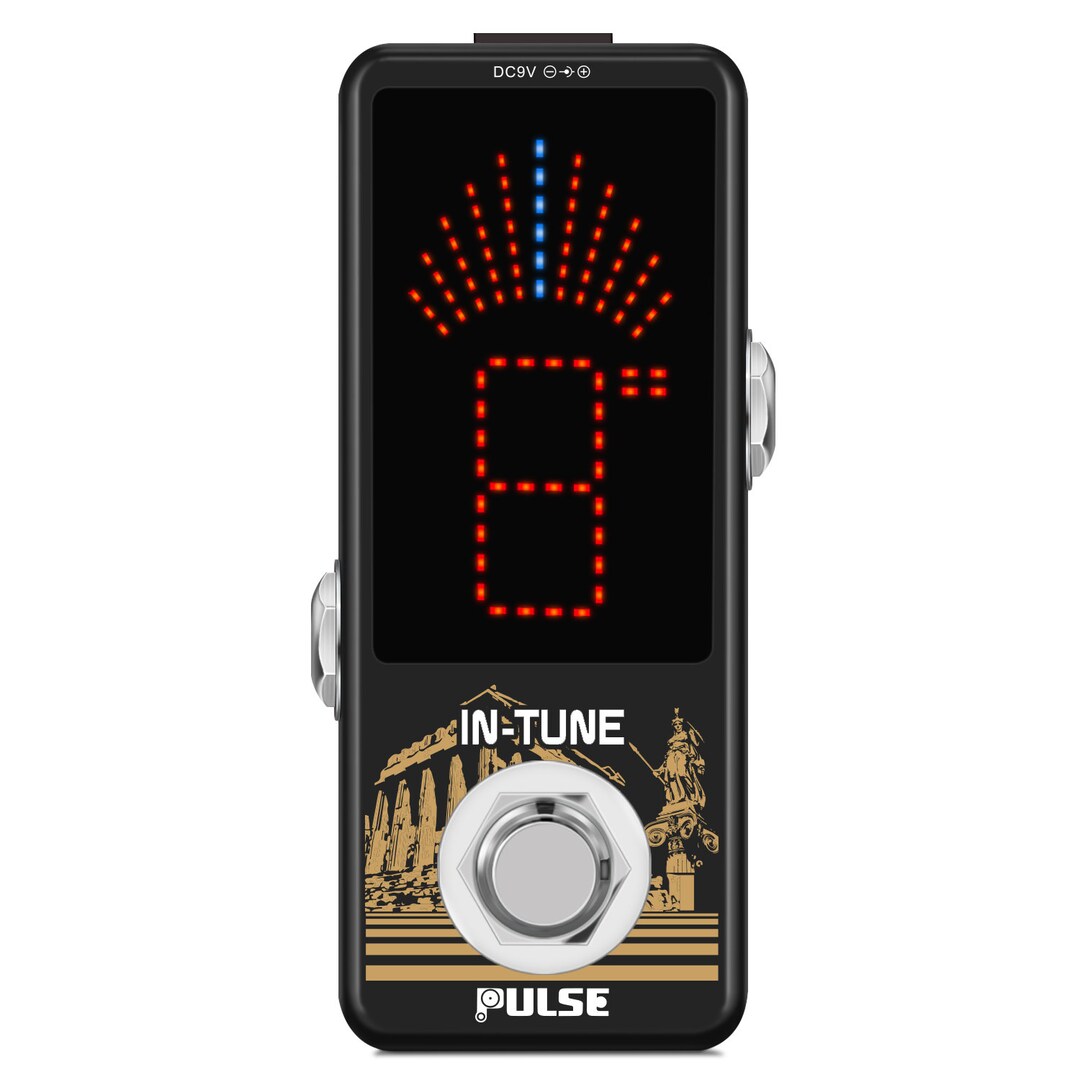 Pulse Technology IN TUNE Chromatic Tuner Pedal True Bypass Display for ...
