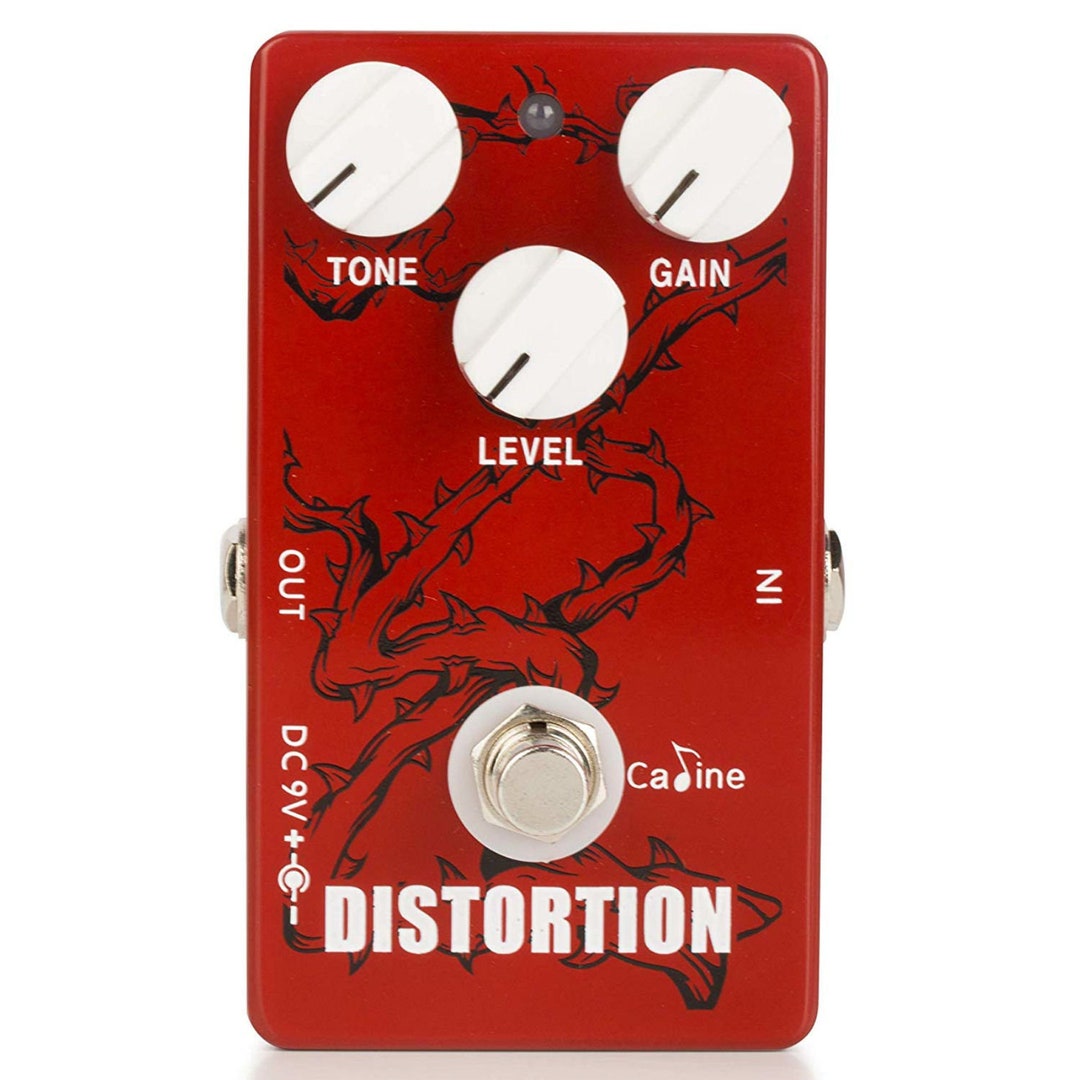 Caline Canada CP-78 Red Thorn Distortion Electric Guitar Effect Pedal ...