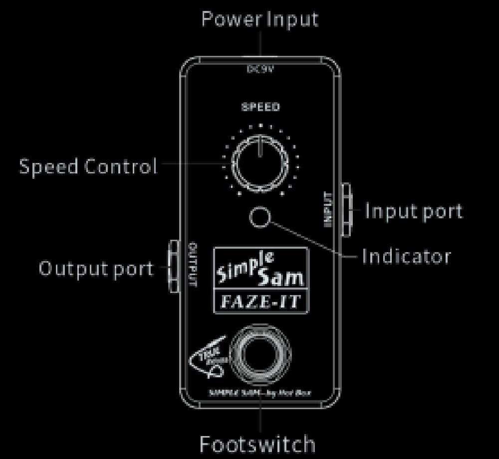 Simple Sam Faze-it Phase Guitar Effect Pedal True Bypass - Etsy