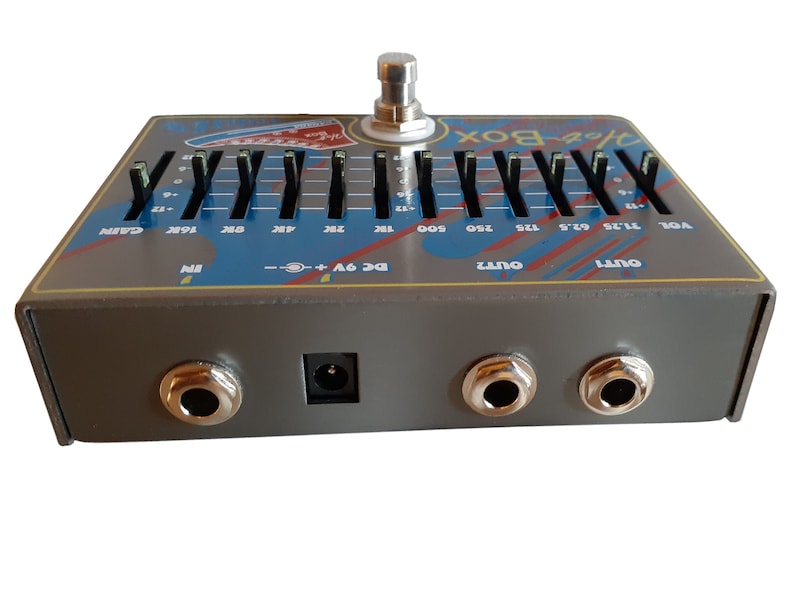 Hot Box Pedals HB-10 EQ 10 Band EQ Guitar / Bass Equalizer Effect Pedal ...