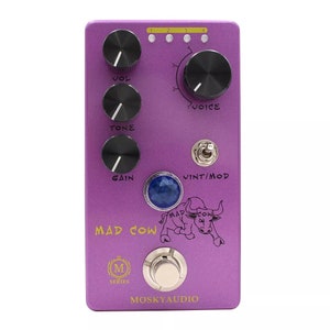 Mosky MAD COW Distortion W/voice Options 4 Modes Guitar Effect Pedal - Etsy