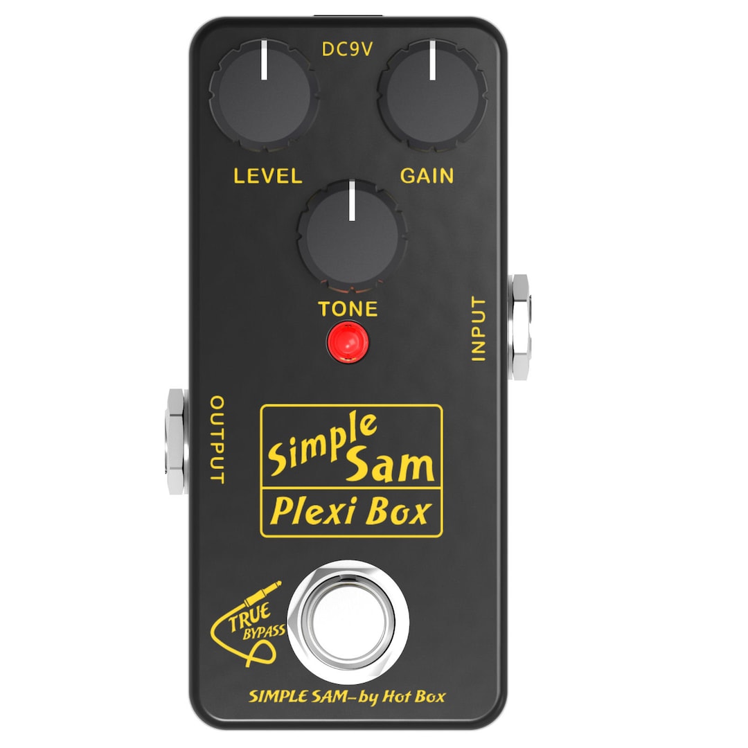 Simple Sam Plexi Box BRIT Amp Sim Distortion Guitar FX Pedal ...