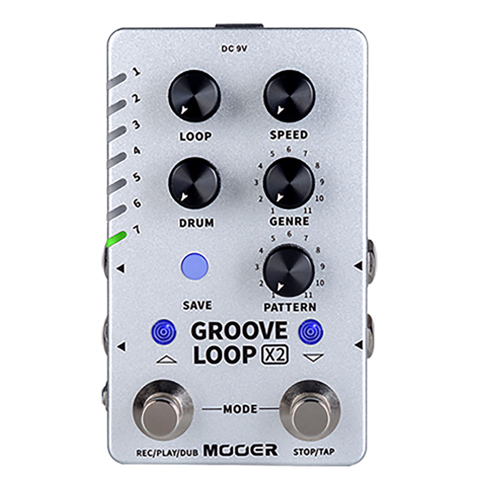 Mooer Groove Loop X2 Looper Drum Machine Stereo Guitar Effector - Etsy