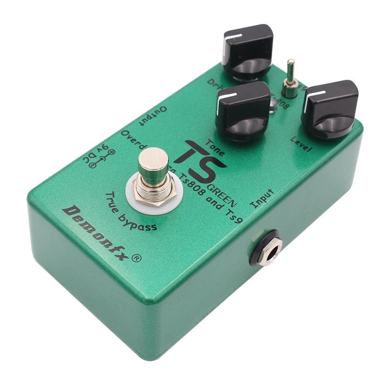 Demonfx TS Green Guitar Overdrive Distortion Screamer on TS9 TS808 2 in ...