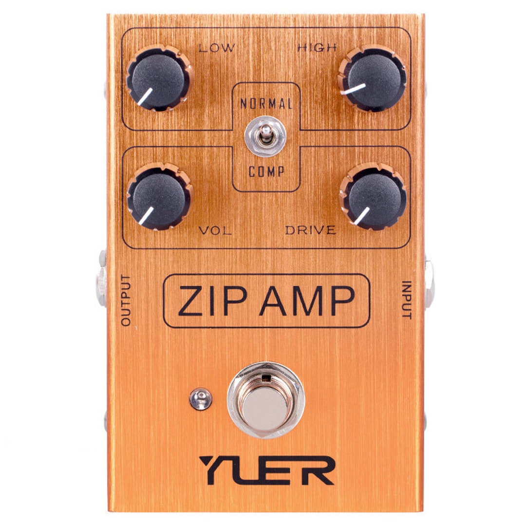 YUER ZIP Amp Overdrive Electric Guitar Effects Pedal True Bypass YF-39 ...