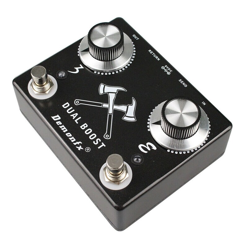 Demonfx Dual Booster With FX Loop Guitar Effect Pedal - Etsy
