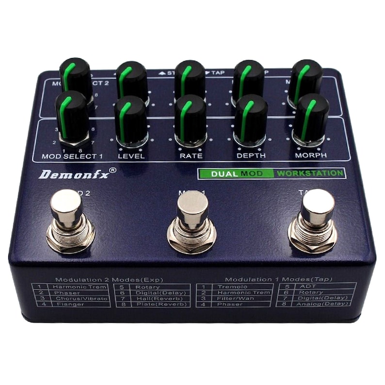 Demonfx DUAL MOD WORKSTATION Guitar Effect Pedal Numerous Options - Etsy