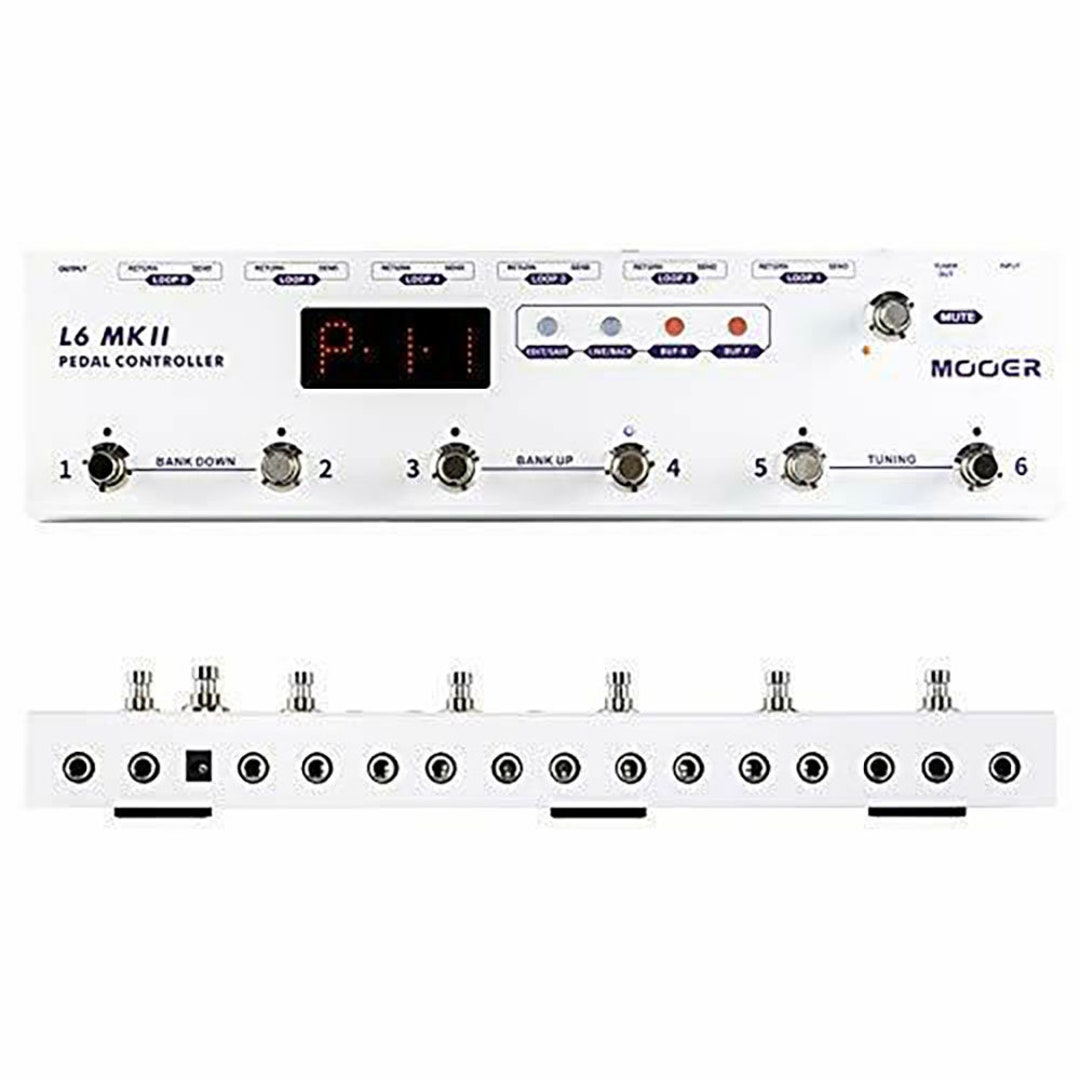 MOOER Pedal Controller L6 MKII Programmable Loop Switcher - Etsy