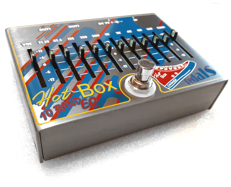 Hot Box Pedals HB-10 EQ 10 Band EQ Guitar / Bass Equalizer Effect Pedal ...