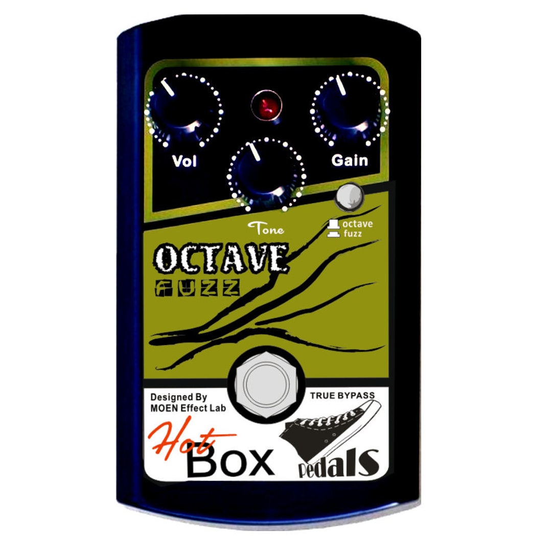 Hot Box HB-OF OCTAVE and Fuzz Analog Guitar Effect Pedal True Bupass - Etsy