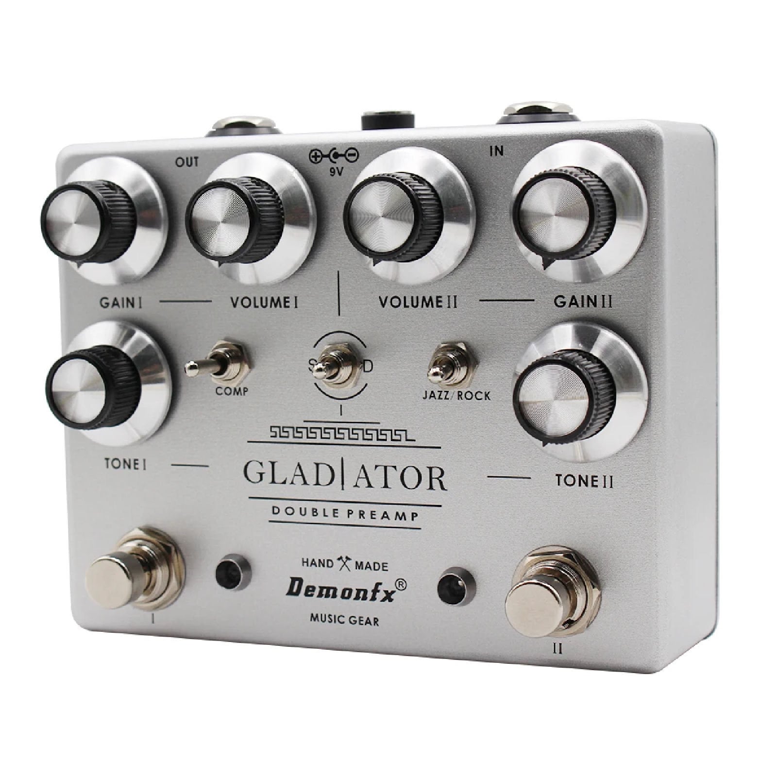 Demon FX GLADIATOR DOUBLE Pre-amp Guitar Effect Pedal - Etsy