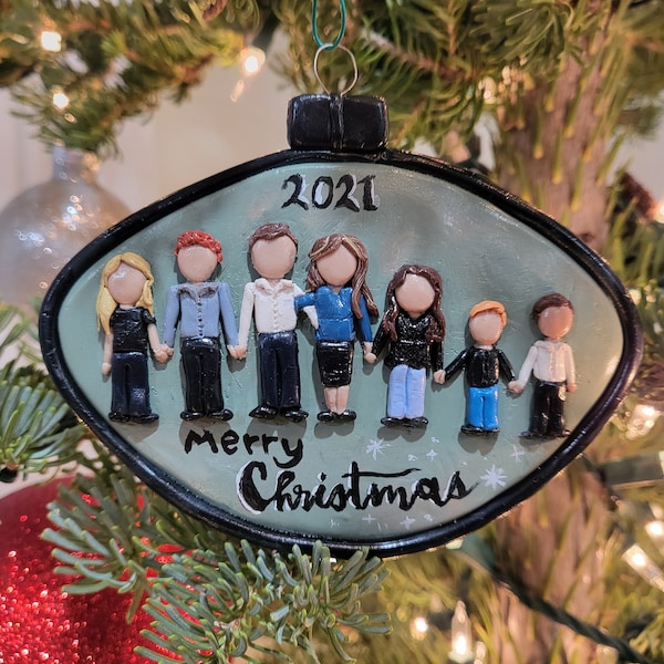 Clay Family Ornament - Etsy