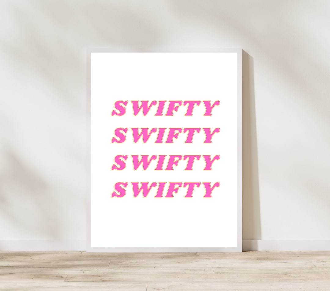 Taylor Swift Fan Art-swifty and Swifties for Your Room-door Room or ...