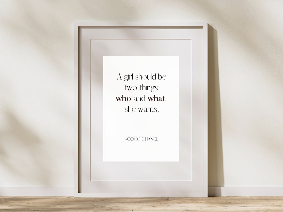 WALL Art-coco Chanel- Digital Prints- 14 Versions-print at Home ...