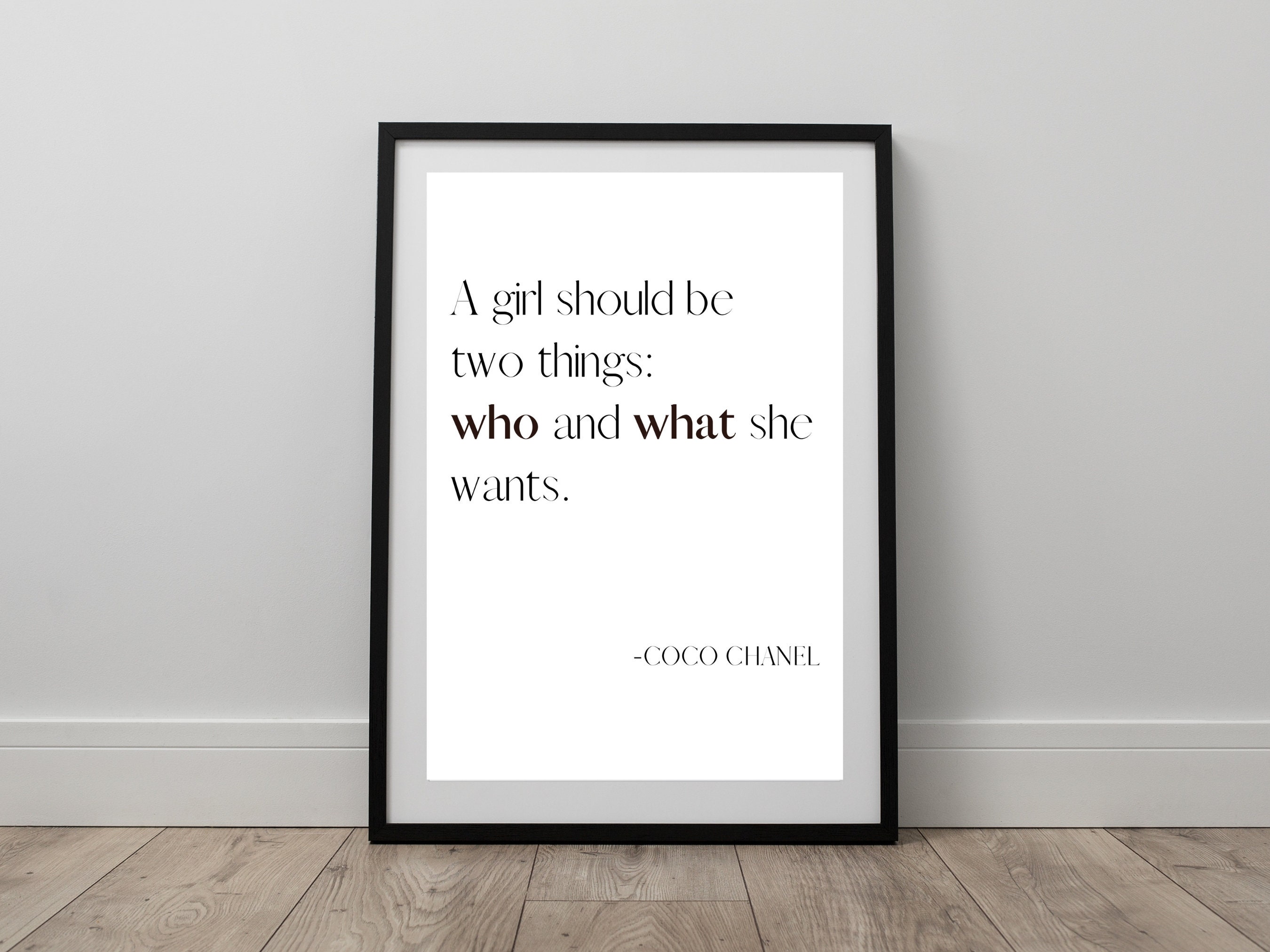 WALL Art-coco Chanel- Digital Prints- 14 Versions-print at Home ...