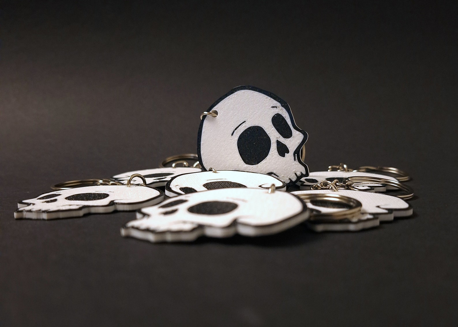Skull Head Keychain - Creepy and Cool 3D Printed Accessory - Unleash ...