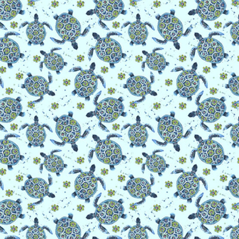 Sea Turtles Fabric - Etsy