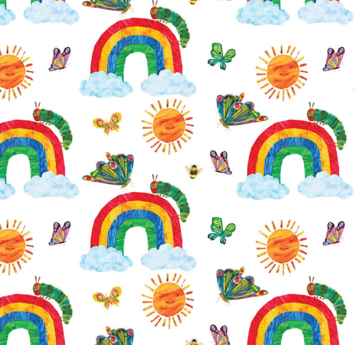 The Very Hungry Caterpillar Rainbow Eric Carle Children Book - Etsy