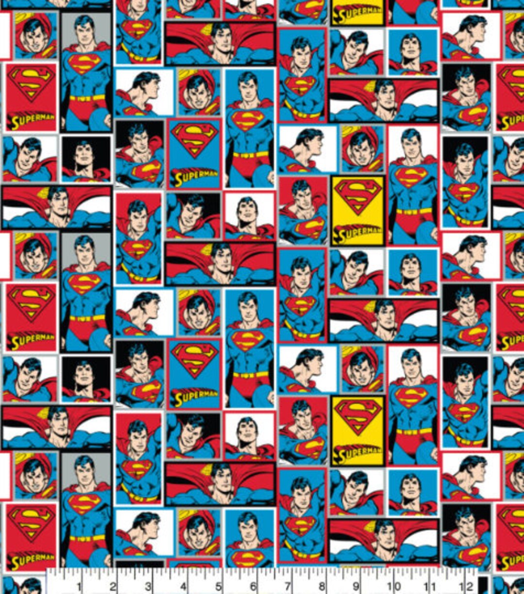 Superman Block Poses Dc Super Heroes Kal-el Clark Kent 100% Cotton ...