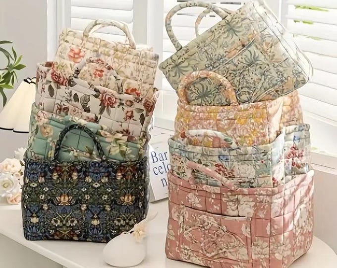 Quilted Basket No. 5 - Etsy