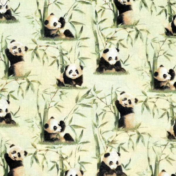 Panda Fabric - Etsy UK