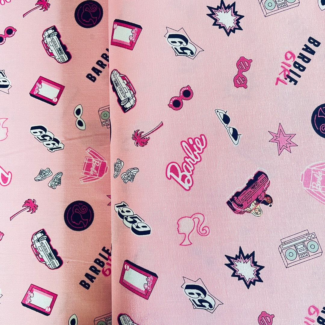 Mattel Barbie Dolls Licensed 100% Cotton Fabric Made in USA - 3906 - Etsy