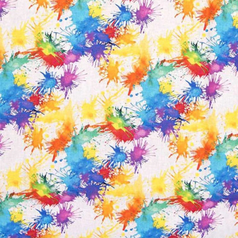 Splatter Fabric - Etsy
