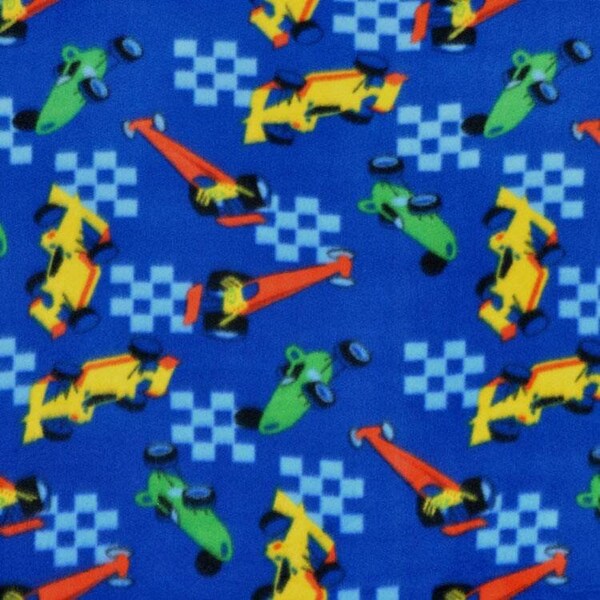 Racing Car Fleece Fabric - Etsy