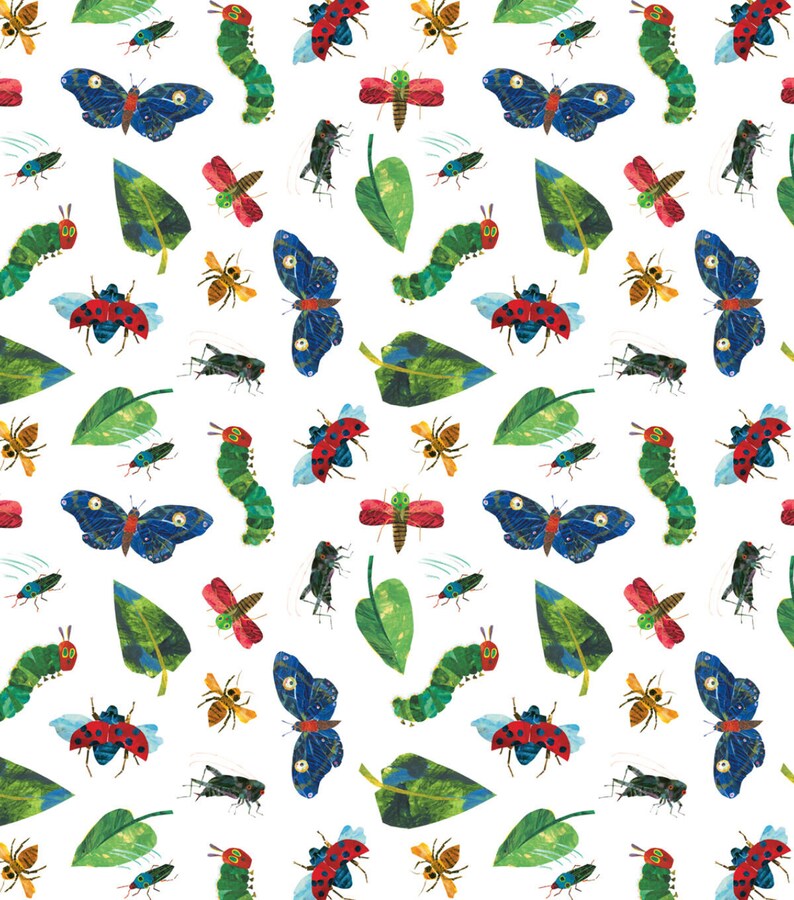 The Very Hungry Caterpillar Butterfly Moth Dragonfly Ladybugs Eric ...