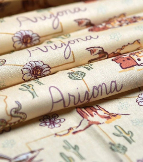 Arizona Next Gen State Pride Premium Cotton Fabric 100% Cotton Fabric ...