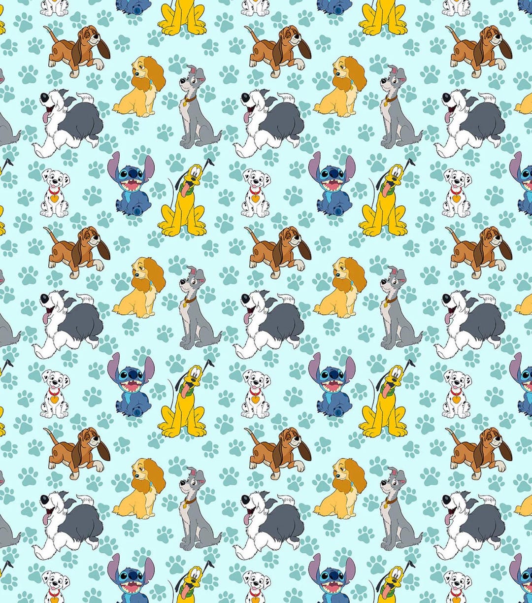 Disney Dogs Dottie Bruno Pluto Lady and the Tramp Butch the Bulldog ...