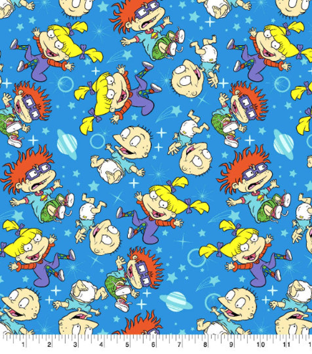 Rugrats in Space Cotton Fabric Licensed Fabric 100% Cotton Fabric 3610 ...