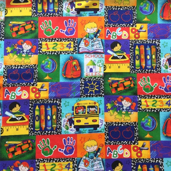 Kindergarten Fabric - Etsy