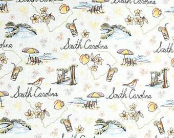 South Carolina Fabric South Carolina Flag With 2 Trees by Flagfabric ...