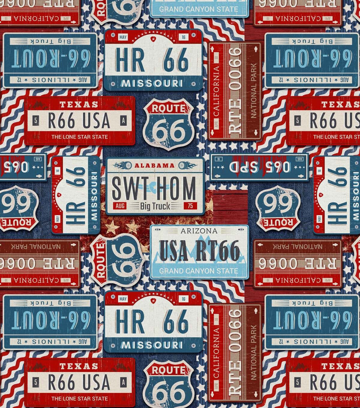 Highway Route66 R66 RT66 RTE0066 License Plate Highway Signs 100% ...