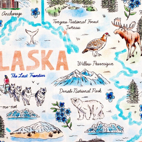 Alaska Fabric - Etsy