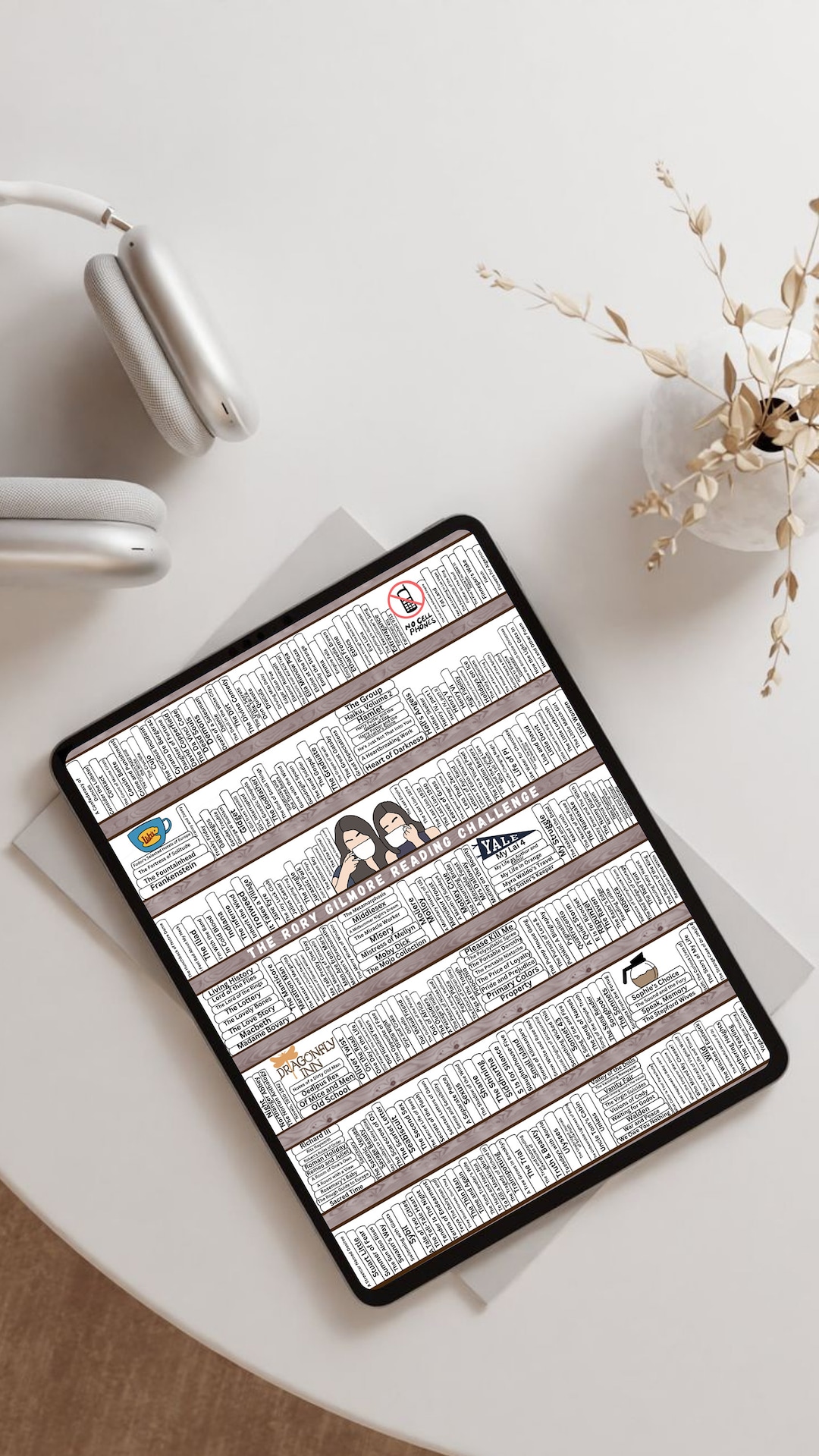 THE RORY GILMORE Reading Challenge (all 408 Books From S1 -7 & A Year ...