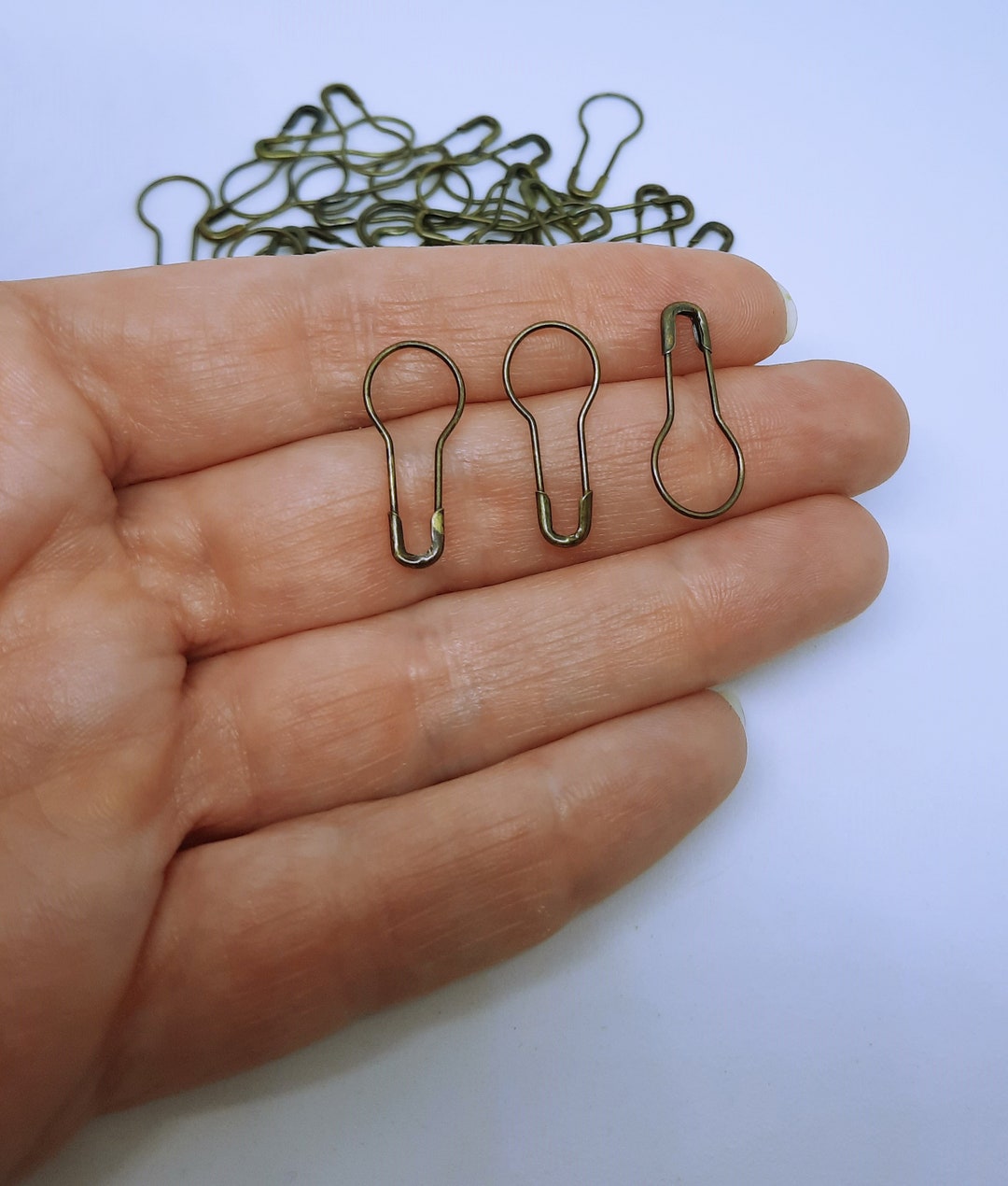 Bronze Bulb Pins, Junk Journaling, Sewing, Craft Supply, Stitch Marker ...