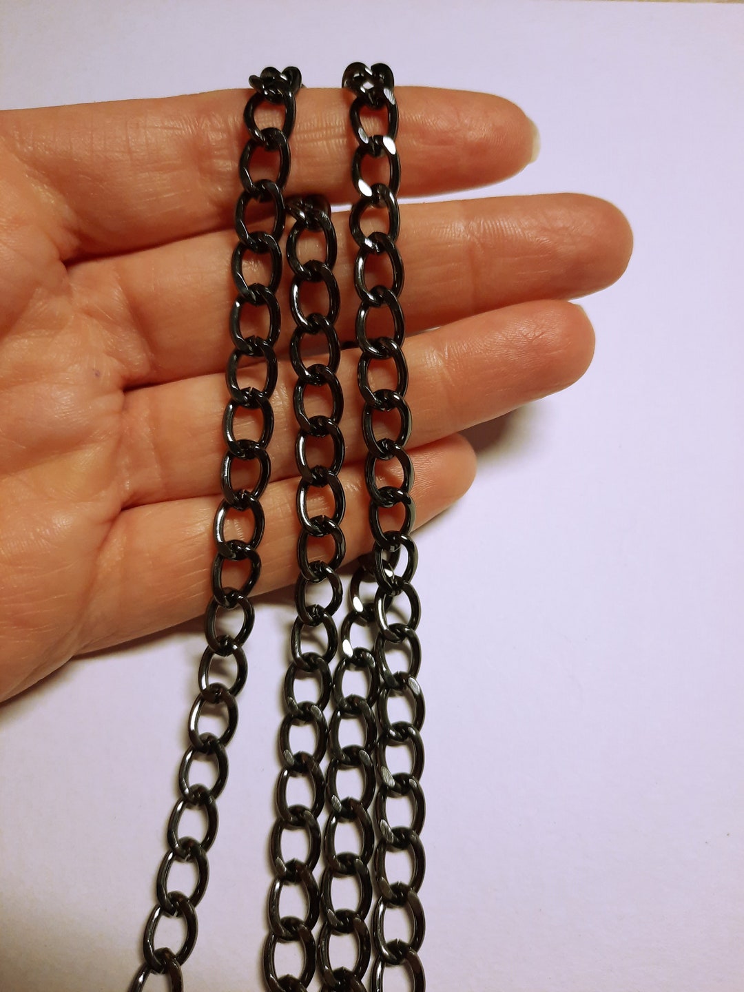 Gun Metal Chain, 1 Metre, 100cm, Large Link, Jewellery Making, Craft ...