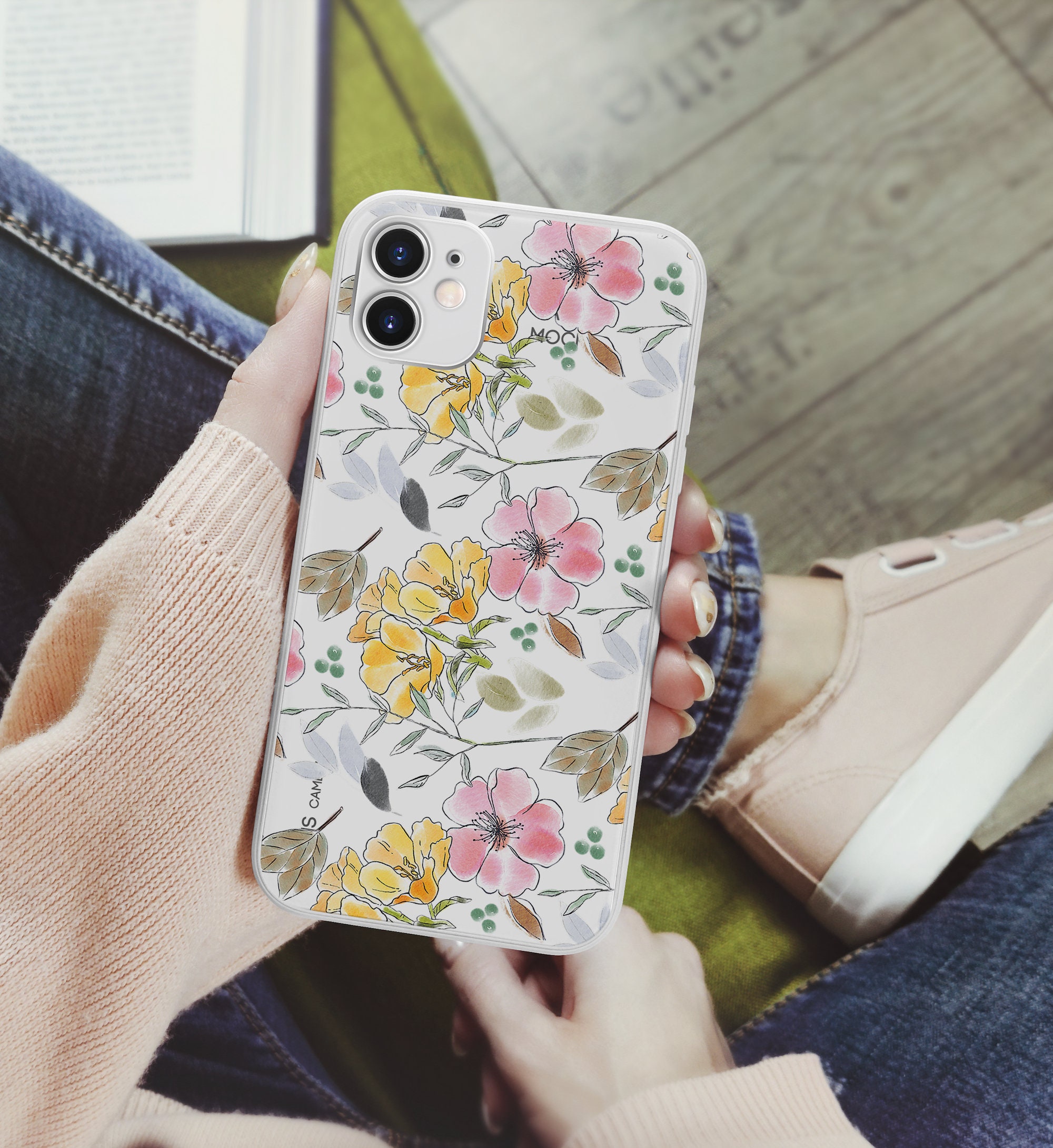 Clear Phone Cases Vintage Floral Phone Case Retro Phone Case - Etsy