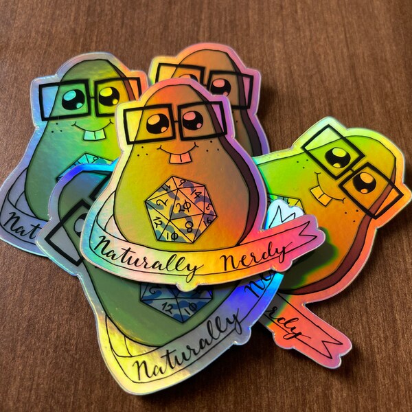 Nerdy Sticker - Etsy