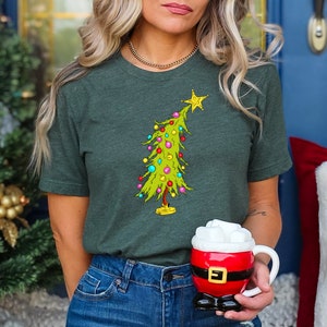 Whimsical Christmas Tree Shirt, Whoville Tree Sweatshirt, Whimsical ...