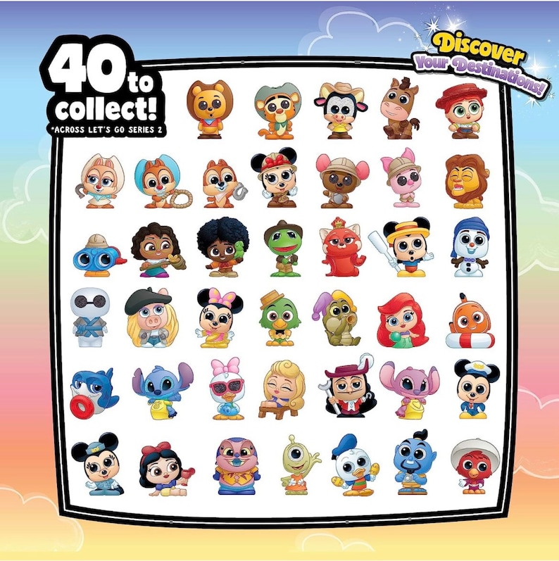 Disney Doorables Let’s Go Series 2 - Etsy