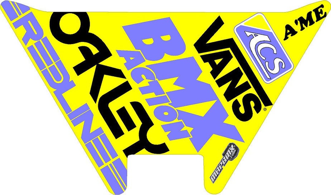 Bmx Number Plate Redline Style Art and Template Ai Eps Dxf Pdf Png - Etsy