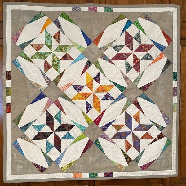 Star Within a Star Quilt Patterns - Etsy